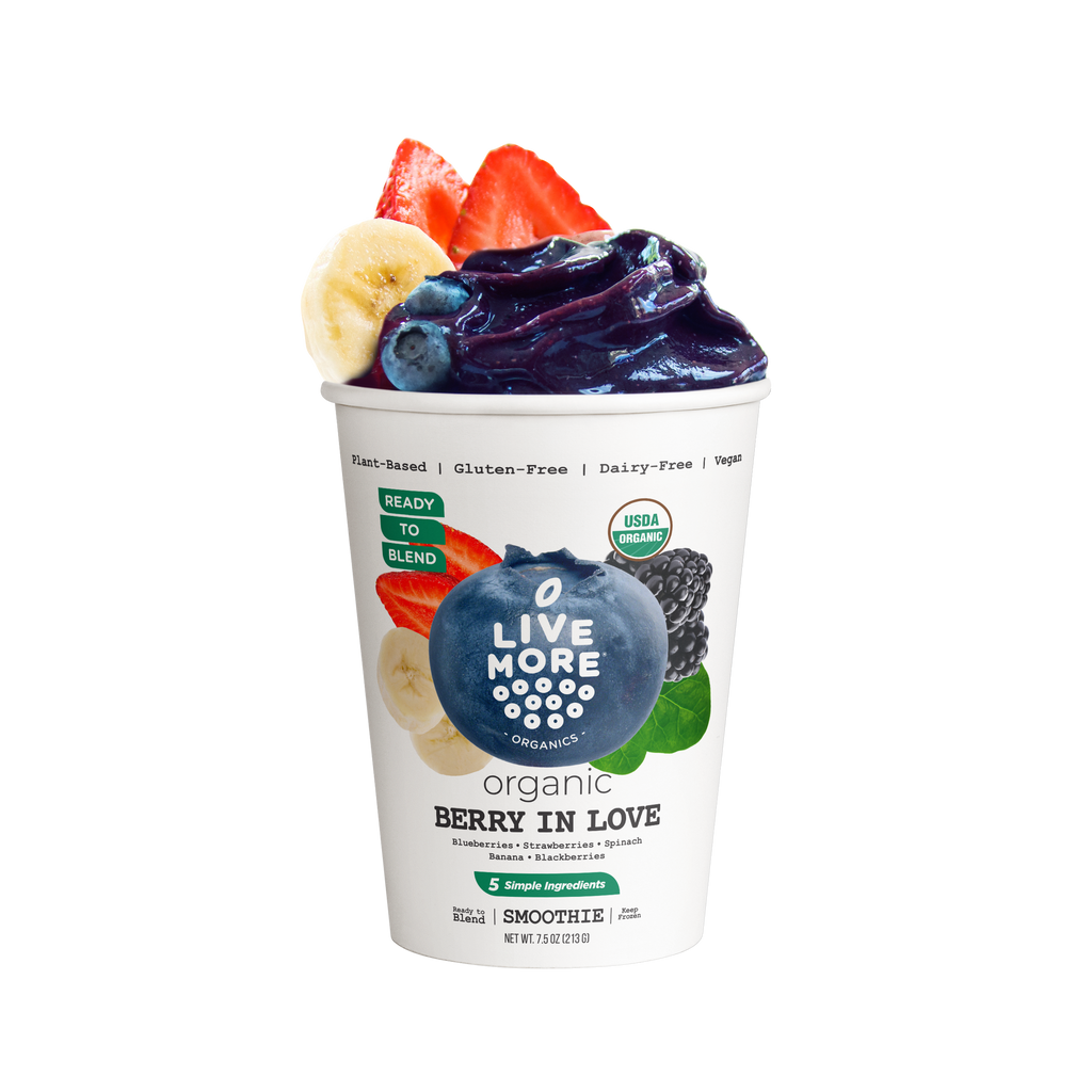 LiveMore Superfoods | 100% Organic Pre-Made Smoothie Cups