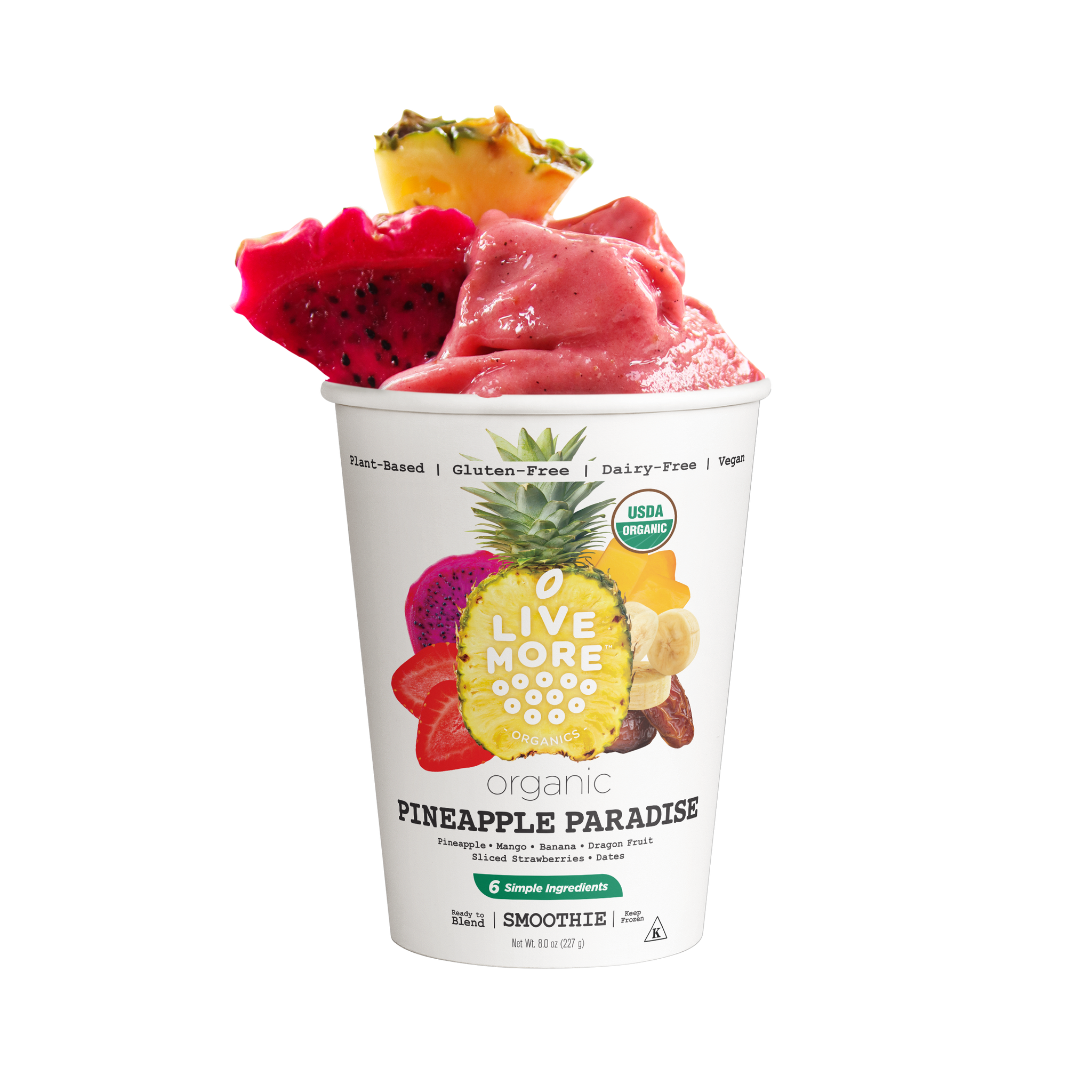 LiveMore Superfoods | 100% Organic Pre-Made Smoothie Cups